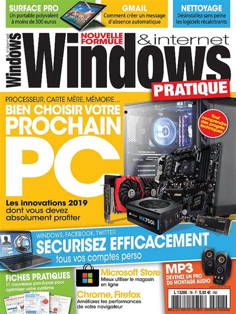 Windows et Internet Pratique N78 Février 2019 Télécharger Des