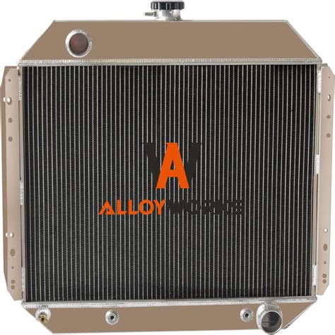 Amazon ALLOYWORKS CC833 4 Row Aluminum Radiator Compatible With