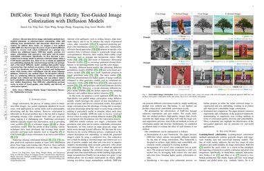 Diffcolor Toward High Fidelity Text Guided Image Colorization With