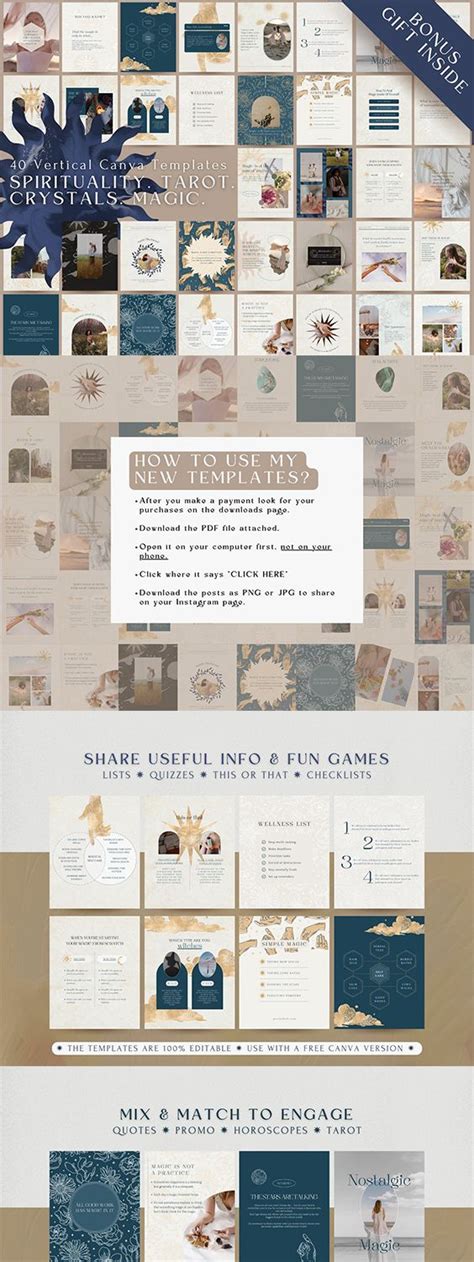 Crystal Instagram Template Instagram Template Templates Crystals