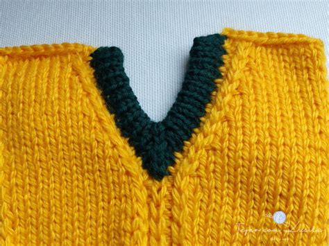 Escote En V Pasos Para Tejer El Cuello Y Video Explicativo