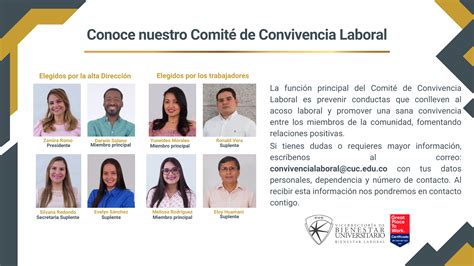Conoce nuestro Comité de Convivencia Laboral