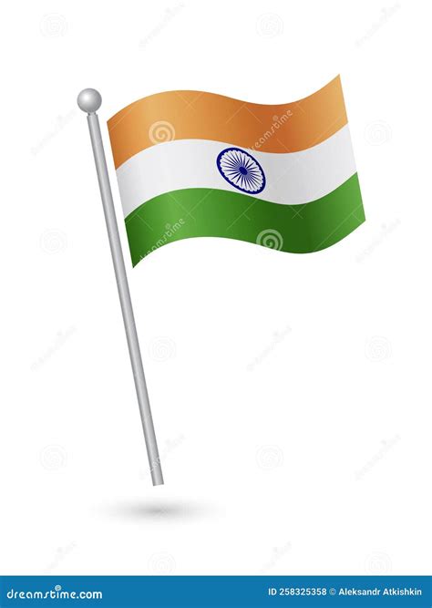 India National Flag Stock Vector Illustration Of Loop 258325358