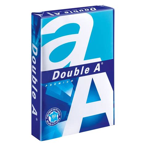 Papier A4 Blanc 80 G Double A Ramette De 500 Feuilles OFFICE BUREAU