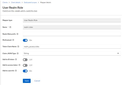 Keycloak Missing Data In The Userinfo Response Issue