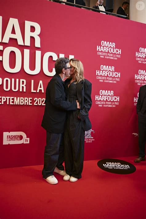 Photo Marc Lavoine Et Sa Compagne Adriana Karembeu Au Photocall Du