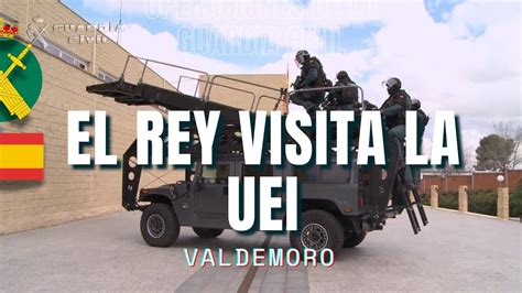 Su Majestad el Rey visita la Unidad Especial de Intervención UEI