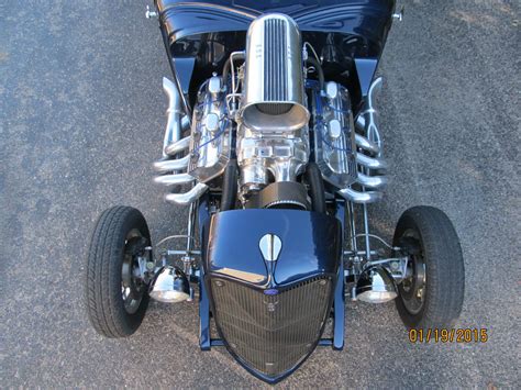 1933 Ford 5 Window Coupe Steel Body And Supercharged 392 Hemi Hot Rod