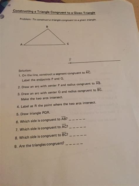 on the line construct a segment congruent to ac
