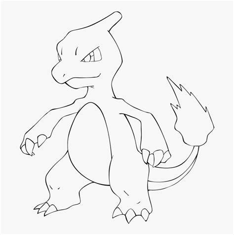 Pokemon Charmeleon Coloring Pages Printable