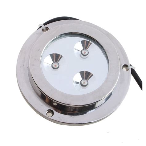 Promotion 3 2w Yellow Stainless Steel IP68 Waterproof LED Marine