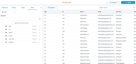 Обзор javascript report manager от webix