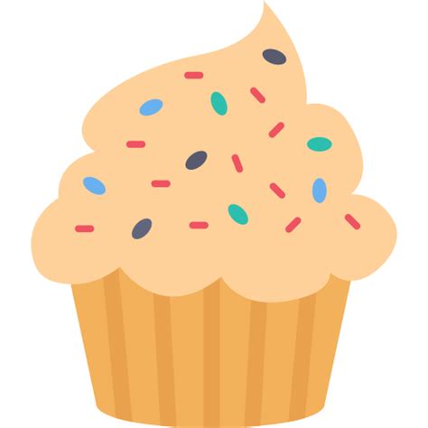 Cupcake Dinosoft Flat Icon