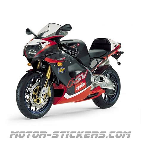 Aprilia RSV 1000R Mille 2001 Decals