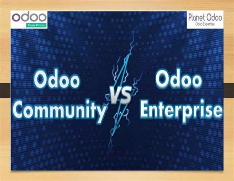 Odoo Community Vs Enterprise PPT