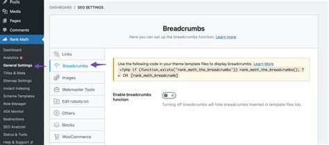 How To Enable Breadcrumbs On Your Wordpress Website With Rank Math Seo