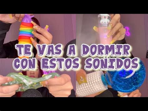 Asmr Te Vas A Dormir En Menos De Minutos Con Estos Sonidos Youtube