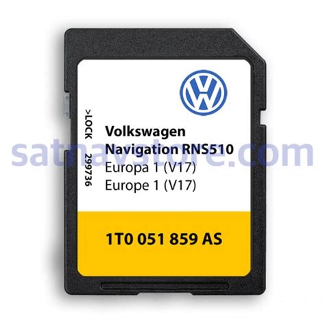 Volkswagen Rns V Sd Card Navigation Map Europe Update