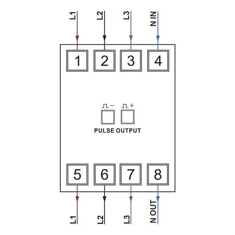 Single Phase Kwh Meter Circuit Diagram