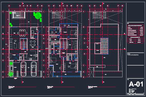 Planos De Casas Modernas Descargar En Formato DWG