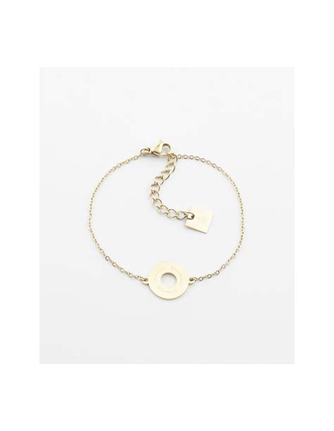Bracelet Zag Divine acier doré