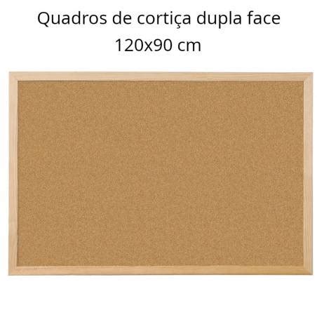 Quadros de cortiça 120x90 cm caixilharia em madeira