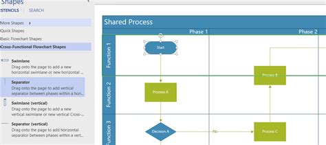 How To Create Ms Visio Cross Functional Flowchart How To Images And