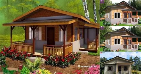 Simple Concrete Half Amakan House Design Make Cozy HouseDesigns