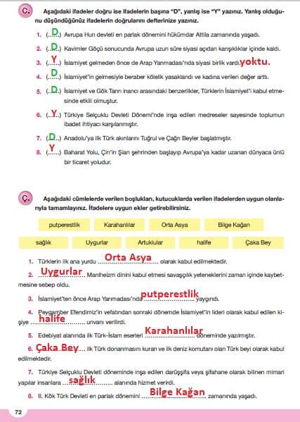 6 Sınıf Anadol Yayıncılık Sosyal Bilgiler Ders Kitabı 2 Ünite Sayfa 63