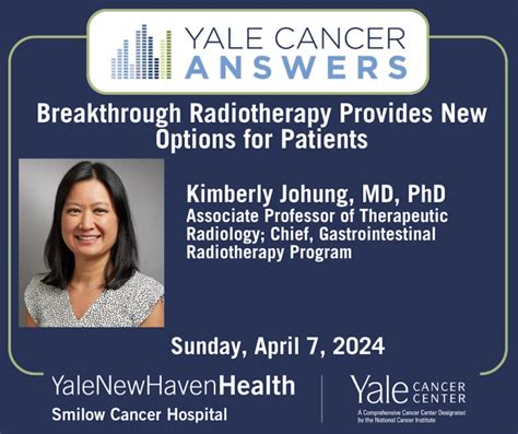 Dr Kimberly Johung On Yale Cancer Answers
