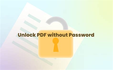 5 ways to unlock pdf without password