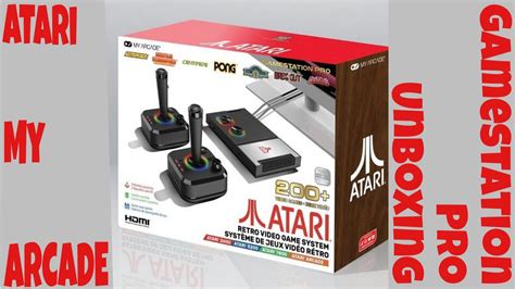 ATARI MY ARCADE GAMESTATION PRO UNBOXING YouTube