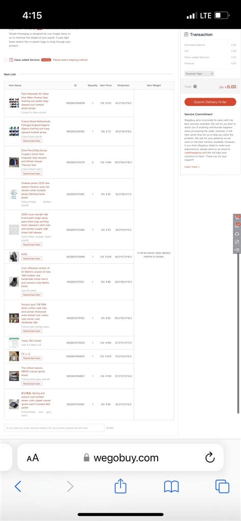 Wegobuy Not Letting Me Ship My Items Rwegobuyofficial