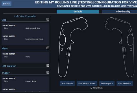 Steam Community Guide SteamVR Input Binding
