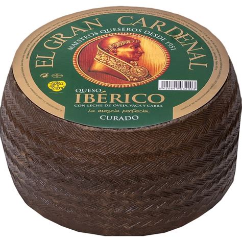 EL GRAN CARDENAL queso curado ibérico mezcla elaborado con leche