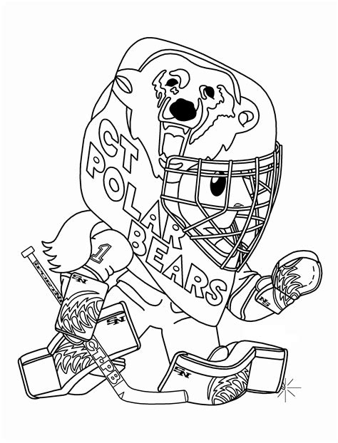 Nhl Coloring Pages Printable