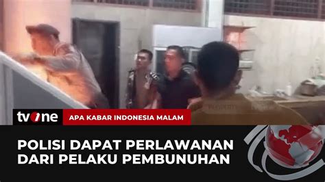 Detik Detik Polisi Mendapat Perlawanan Dari Pelaku Pembunuhan Saat Akan