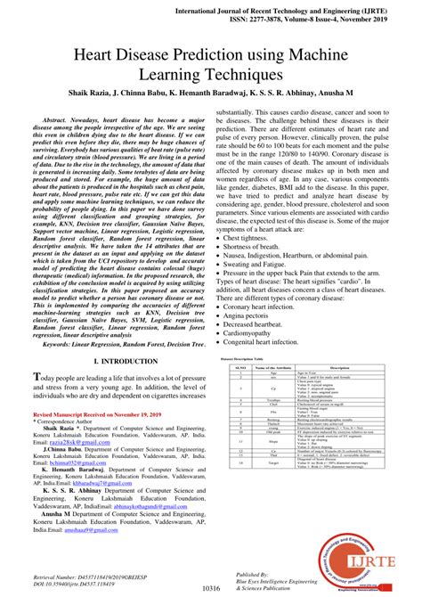 pdf heart disease prediction using machine learning techniques