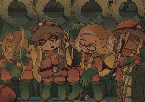 Inkling Player Character Inkling Girl Octoling Player Character