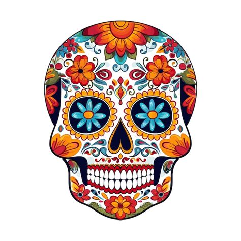 Dia De Los Muertos Caveira Mexicana Dia Dos Mortos Caveira Mexicana