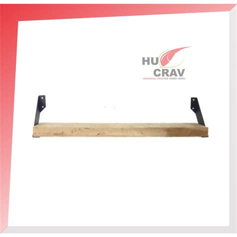 Jual Rak Dapur Dinding Ambalan Tempel Kayu Besi Hanging Storage