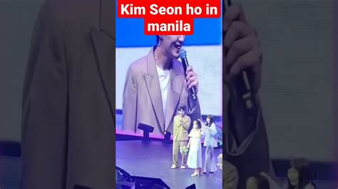 Kim Seonho In Manila Viralshorts Youtube