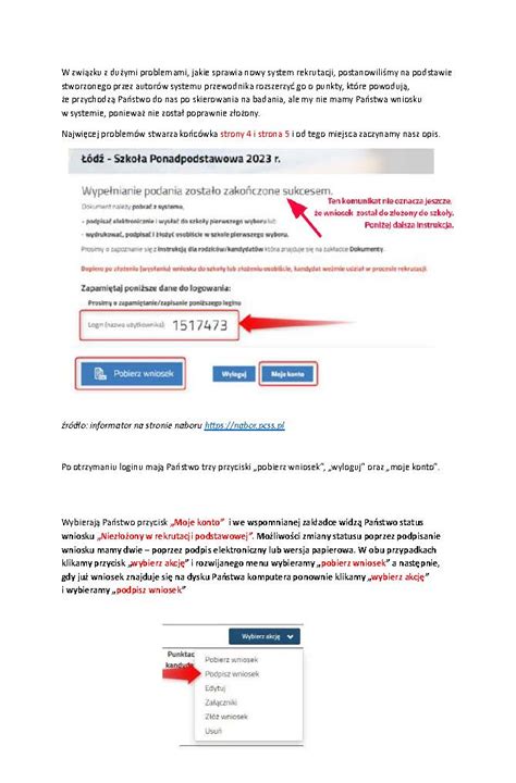 Dodatkowy poradnik do systemu rekrutacyjnego NABÓR