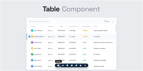 Figma Freebie Table Component Ui Free