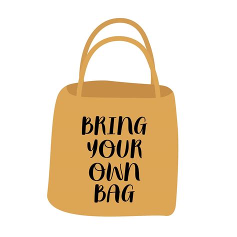 Zero Waste Ecological Paper Bag For Shopping Bring Your Own Bag