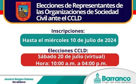Elección de Representantes de las Organizaciones de Sociedad Civil ante