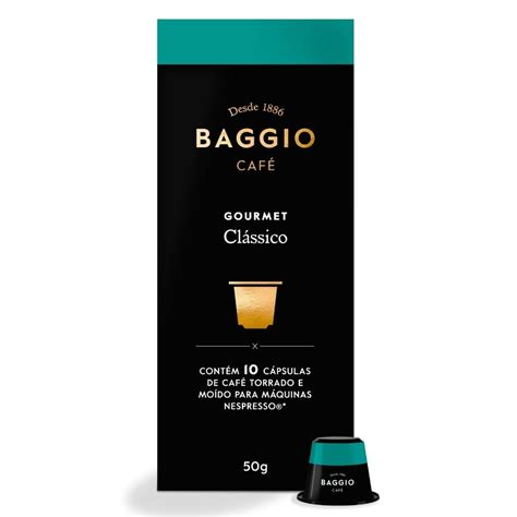 10 Cápsulas para Nespresso Baggio Gourmet Café Clássico