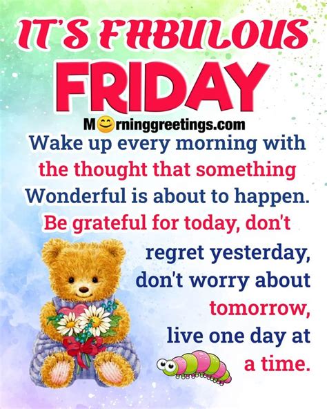 50 Fantastic Friday Quotes Wishes Pics Morning Greetings Morning