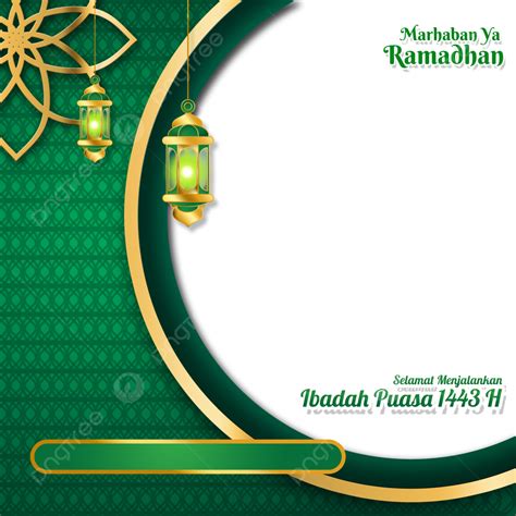 Marhaban Ya Ramadhan 2023 Hd Transparent Twibbon Islamic Marhaban Ya