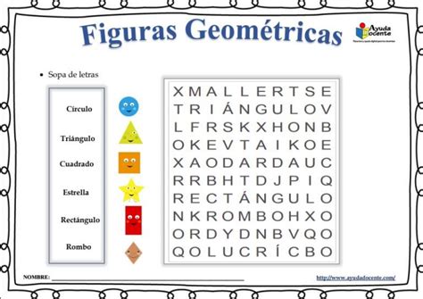 Aprendiendo las figuras geométricas AYUDA DOCENTE